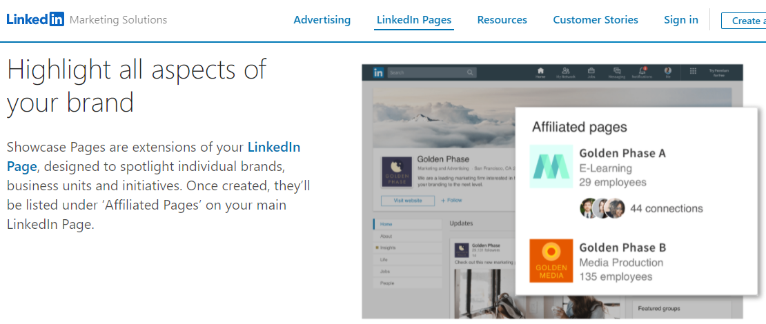 How and why a company should use LinkedIn showcase pages – Bredemarket