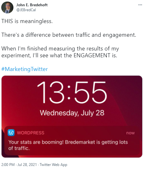 Winding down the 28th parallel experiment – Bredemarket