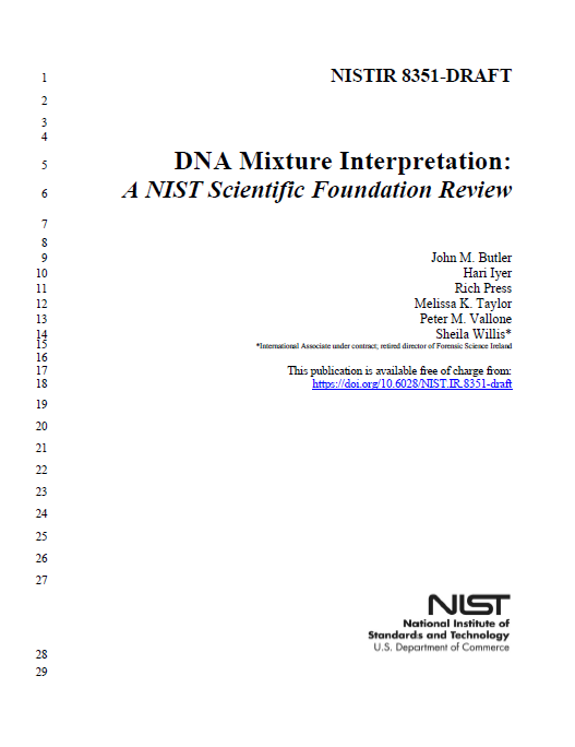 DNA mixture interpretation outside of the forensic laboratory ...