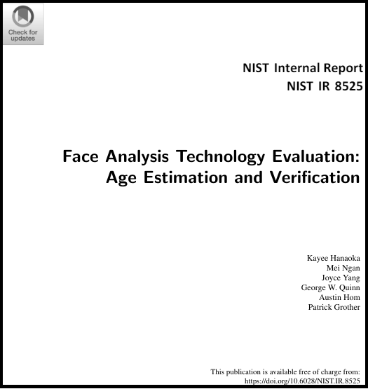 The Why, How, and What on NIST Age Estimation Testing – Bredemarket