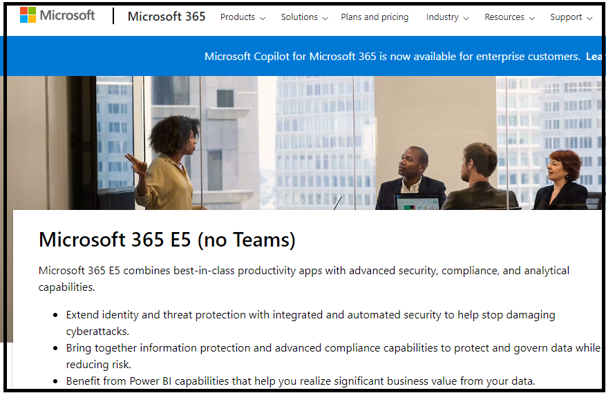 The Single Solution Microsoft E5 License vs. Best-in-class Individual ...