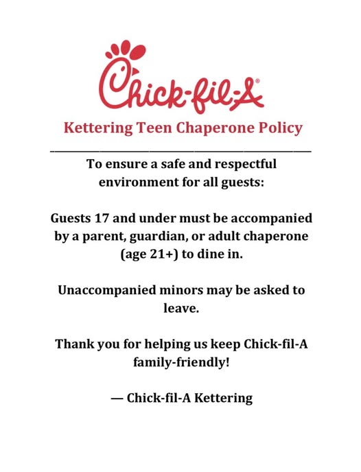 Age Assurance Moves to Fast Food at a Chick-fil-A in Kettering, Ohio ...